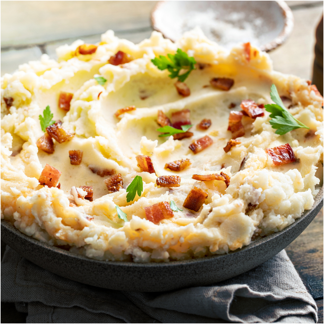 Cheesy Loaded Mash – The All Natural Kitchen